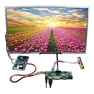 VSDISPLAY 21.5" 21.5 Inch 1920x1080 LCD Screen M215HJJ-P02-2000 with HD-MI VGA DVI Audio LCD Controller Board M.NT68676