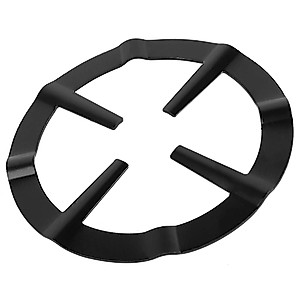 Gas Reducer, Gas Stove Grates Stainless Iron Pot Holder Stand Wok Adapter for Espresso Maker, 5.2 x 5.2 x 0.1in Black