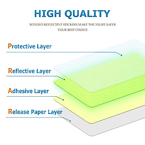 2Pcs Reflective Stickers High-Visibility Reflective Tape Cycling Reflective Stickers Backpack Reflective Stickers Night Safety Sticker Warning Beautification Stickers（Smile）