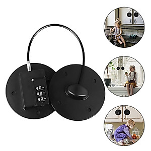 Mobestech 2pcs Security Code Lock Cabinet Safety Lock Baby Safety Latch Baby Proofing Lock Fridge Lock Safety Strap Lock Refrigerator Lock Baby Security Strap Kids Security Latch