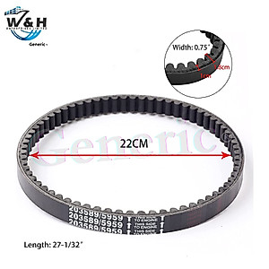 BLACKHORSE-RACING 3pcs 30 Series Go Kart Drive Belt Replaces Manco 5959 / Comet 203589