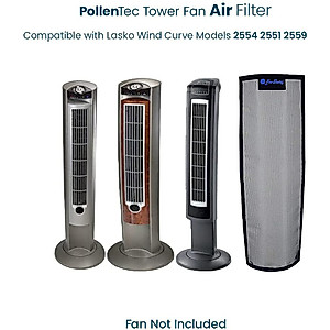 Tower Fan Air Purifying Filter Keeps Your Fan Clean and Running Longer for Cleaner Air and a Cooling Breeze Reusable Compatible with Lasko Wind Curve Fan Models 2254,2551,2559