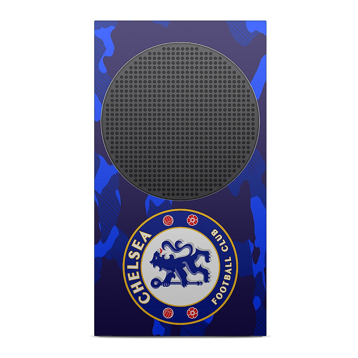 Head Case Designs Officially Licensed Chelsea Football Club Camouflage Mixed Logo Vinyl Sticker Gaming Skin Decal Cover Compatible With Xbox Series S Console and Controller Bundle