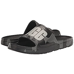 UGG Men's Wilcox Slide CAMOPOP Sandal, Black, 10