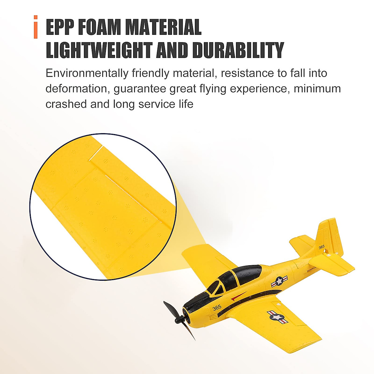 GoolRC RC Plane, WLtoys A210 RC Airplane, 2.4Ghz 4 Channel Remote Control Airplane with 6 Axis Gyro, RC Aircraft Model Flight Toys, Easy & Ready to Fly for Adults and Beginners