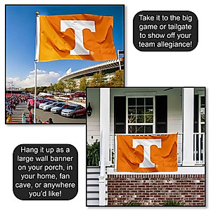 College Flags & Banners Co. Tennessee Vols Power T Flag