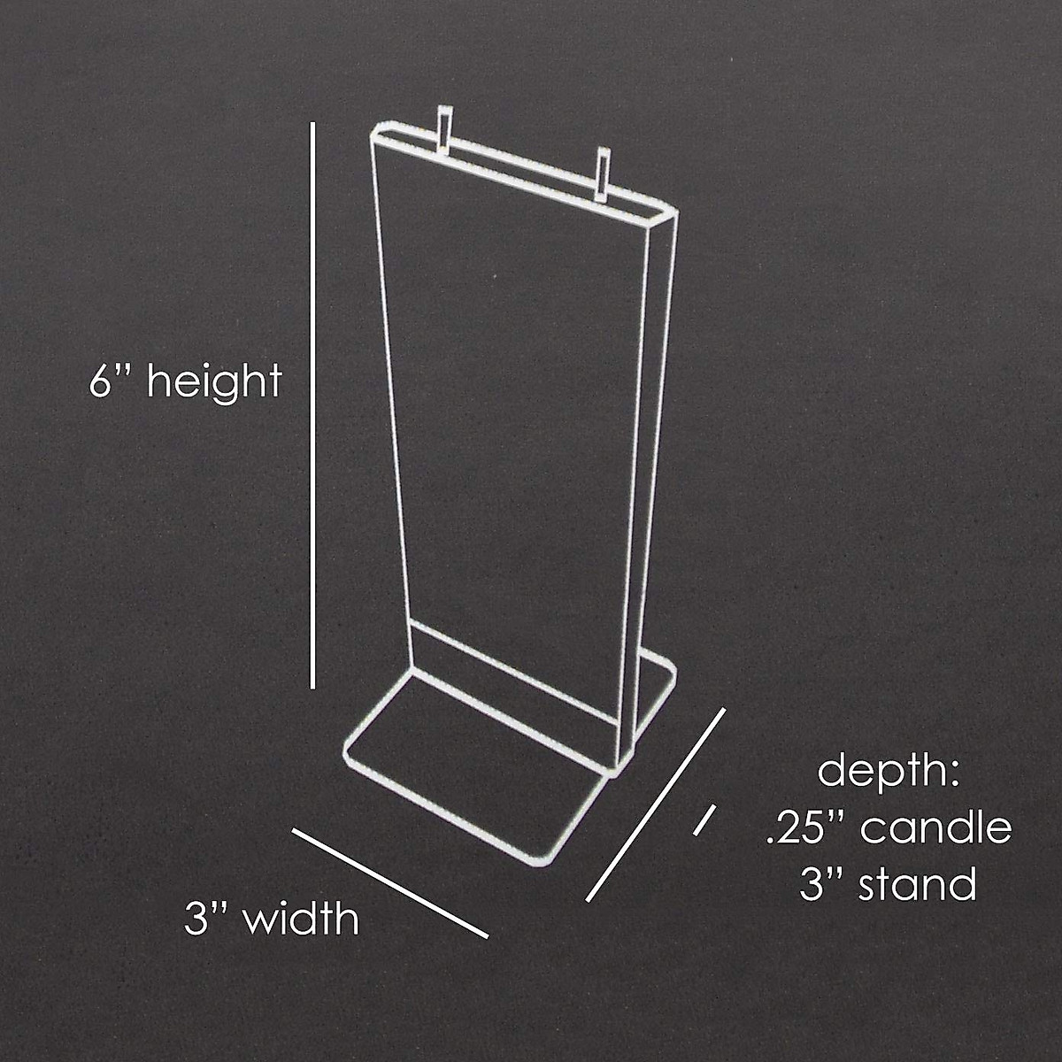 Flatyz Hand Painted Flat Candle | Unscented, Dripless, Smokeless, Decorative | Glass of Wine | Double Wick with Metal Base | Unique Gift Idea and Home Décor Accent