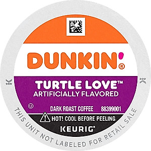 Dunkin' Turtle Love Flavored K Cups, 10 Count