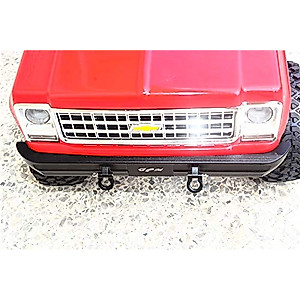 3pc Set Upgrades Aluminium Front Bumper Mount+D-Rings TRAXXAS-1/10 TRX-4 Chevrolet K5 Blazer 82076-4 RC Cars by GPM (Silver)