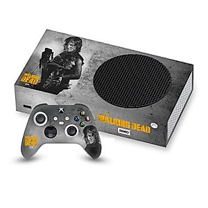 Head Case Designs Officially Licensed AMC The Walking Dead Daryl Double Exposure Daryl Dixon Graphics Vinyl Sticker Gaming Skin Decal Cover Compatible With Xbox Series S Console and Controller Bundle