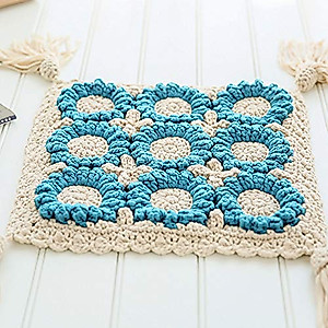 200g Peacock Blue Milk Cotton Crochet Yarn Soft Warm Cotton Thread Yarn for Sweaters Hats Scarves