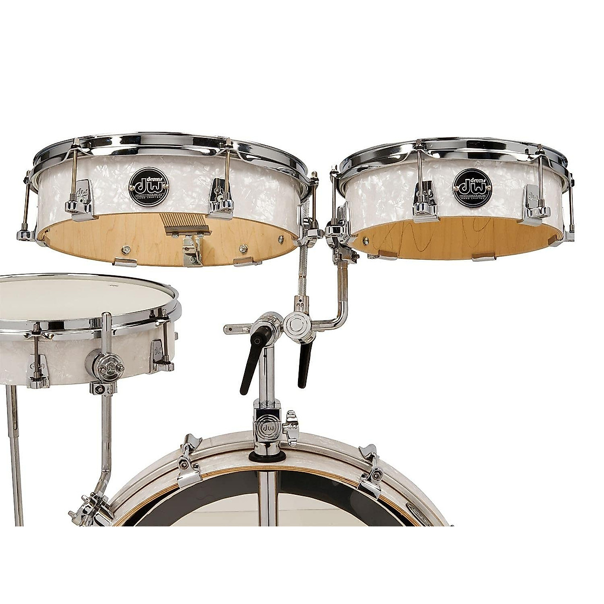 Drum Workshop Performance Series Low Pro 4-Piece Drum Shell Pack (White Marine FinishPly)