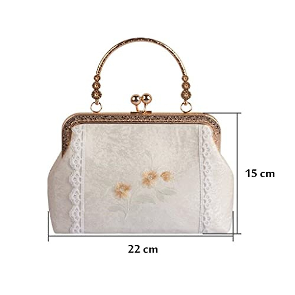 DANN Chinese Embroidery Women's Handbag Vintage Evening Bag Handbag Women's Wallet