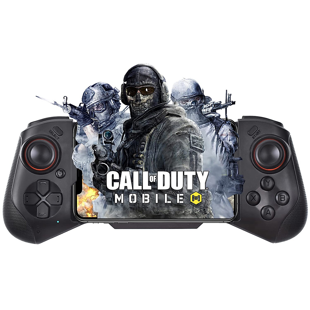 Joso Mobile Game Controller for iPhone, Android, PC, Steam, Direct Play, 15 Hours Playtime, Phone Controller Gamepad Joystick for iPhone 14 13 12 Pro Max, Galaxy S23 S22 Ultra, iPad, Tablet, MFi Games