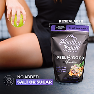 Mixed Nuts Unsalted | Trail Mix | Trail Mix without Peanuts | Sugar Free Snacks | Gourmet Snacks, Protein Snacks, Gluten Free, No Preservatives, High Fiber Snacks (Natural Antioxidant)