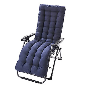 Chaise Lounger Cushion, 61Inch Chaise Lounger Cushions Rocking Chair Sofa Cushion with Ties,Thick Padded Chaise Lounger Swing Bench Cushion