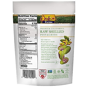 Setton Farms Naturally Raw Shelled Pistachios, No Shell, Non-GMO Project Verified, Certified Gluten Free, Vegan and Kosher, Heart Healthy Snack, 5 Oz