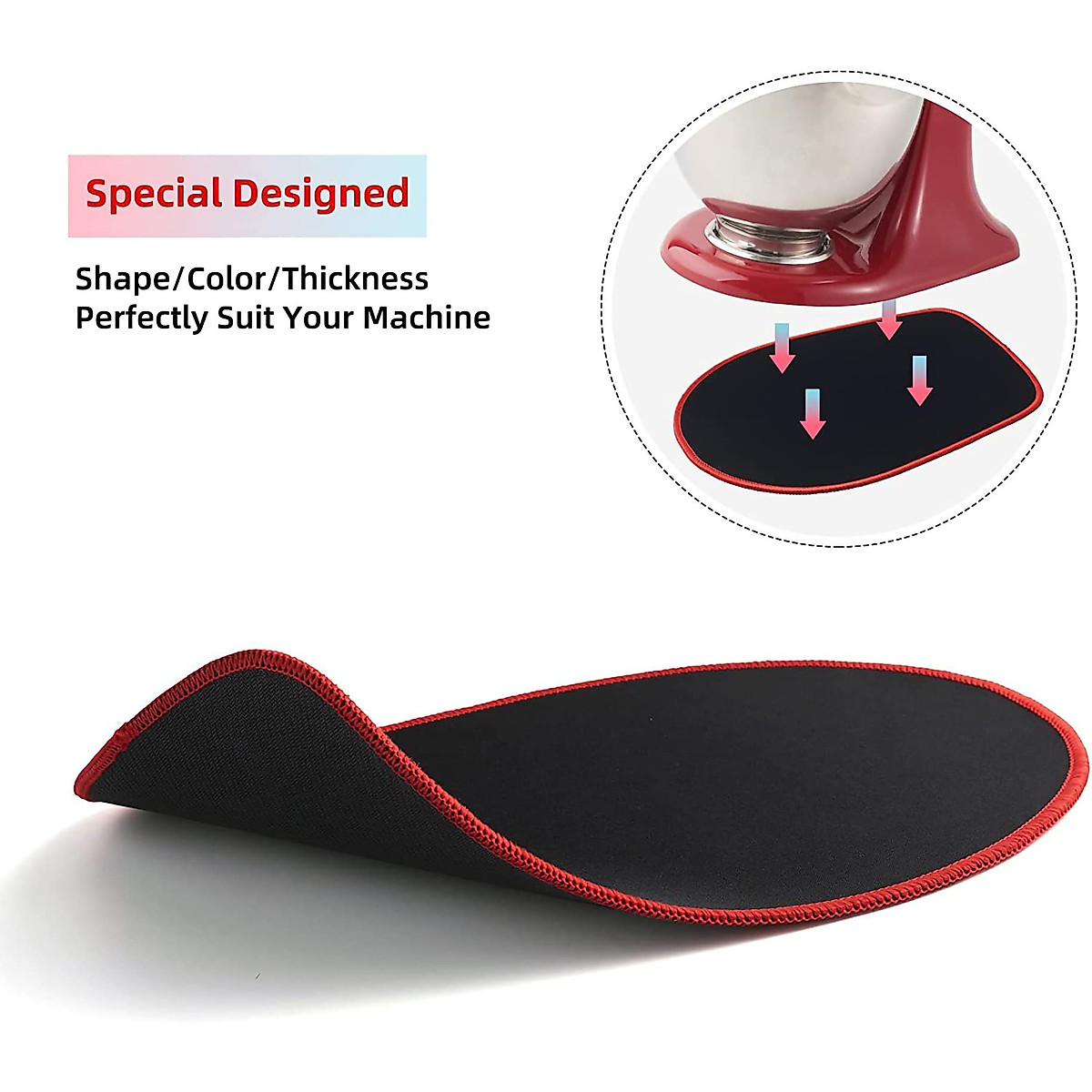 Mixer Sliding Mat, 4.5-5Qt Stand Mixer Slider Mat, Mixer Mover, Sliding Mats for Countertop Appliances, Kitchen Mixer Parts