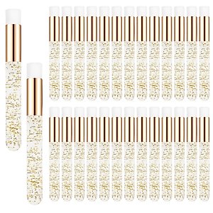 MyAoKuE-UP Crystal Lash Shampoo Brushes- Eyelash Cleaning Brush Soft Makeup Brushes for Eyelash Extensions Cleansing,Nose Pore Deep Cleaning Brush