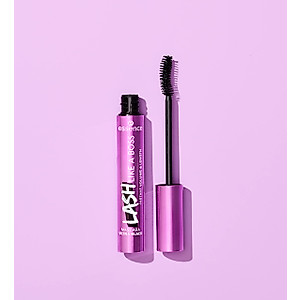 essence | Lash Like A Boss Instant Volume & Length Mascara | Ultra Black Color & Curved Fiber Brush | Vegan & Cruelty Free | Free From Parabens & Microplastic Particles