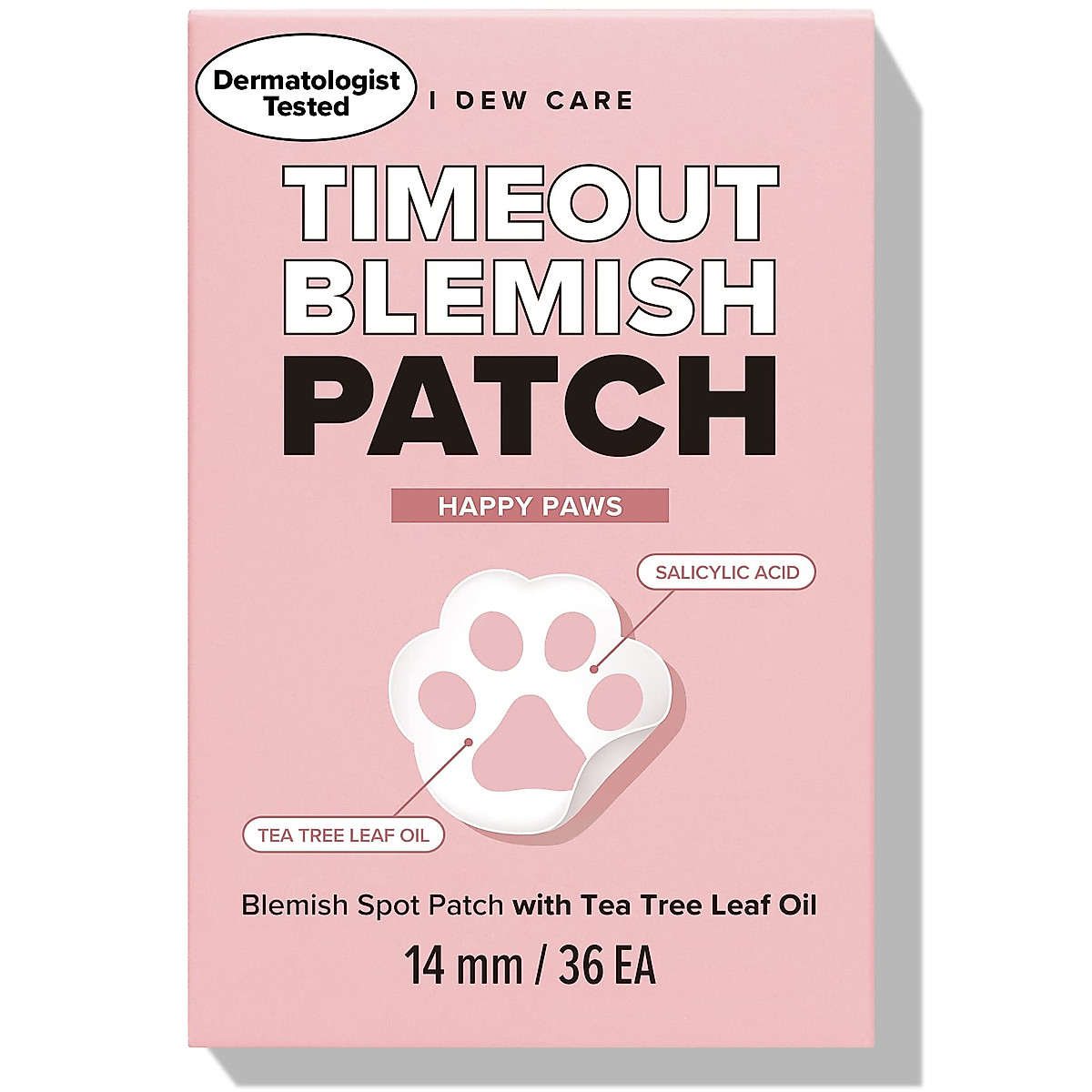 I DEW CARE Hydrocolloid Acne Pimple Patch - Timeout Blemish Chin & Chicks + Timeout Blemish Happy Paws Bundle