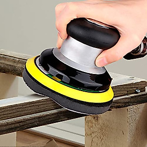 POLIWELL 5-Inch 8 Holes Hook and Loop Soft Sponge Cushion Interface Buffer Pad, Pack of 2