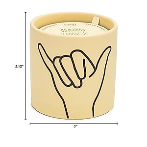 Paddywax Impressions Artisan Hand-Poured Scented Candle, 5.75-Ounce, Hang Loose (Ocean Rose & Bay)