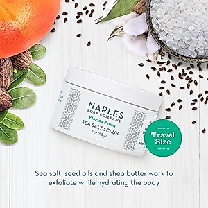 Naples Soap Company Cult Classics Collection Gift Set – Natural Soap, Body Butter, Sea Salt Scrub, Shampoo and Conditioner Bars – Eco-Friendly, Cruelty-Free, No Parabens or Silicones – Florida Fresh