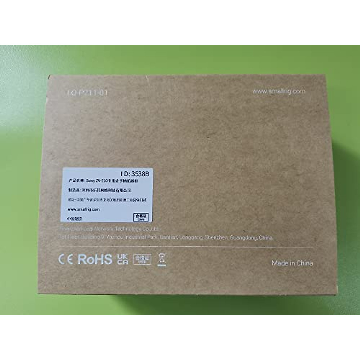 SMALLRIG ZV-E10 Cage with Silicone Handle and Built-in Threaded Holes, Cold Shoe and Quick Release Plate for Sony ZV-E10-3538