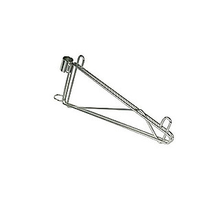 Omega 24" Deep x 60" Wide x 63" High Adjustable 5 Tier Chrome Wall Mount Shelving Kit