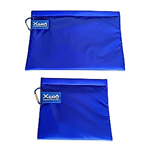 XeroCover Snack Sleeve: Insulated Sleeve Lunch Bag, Made in America (Blue, Small)