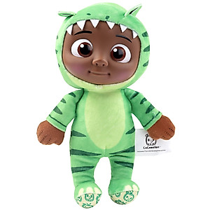 CoComelon 8-Inch JJ & Cody Dinosaur 2-Pack Plush - Officially Licensed - Quality Soft Stuffed Animal Doll - Toy for Toddlers & Preschoolers - Gift for Kids, Boys & Girls - Set of 2