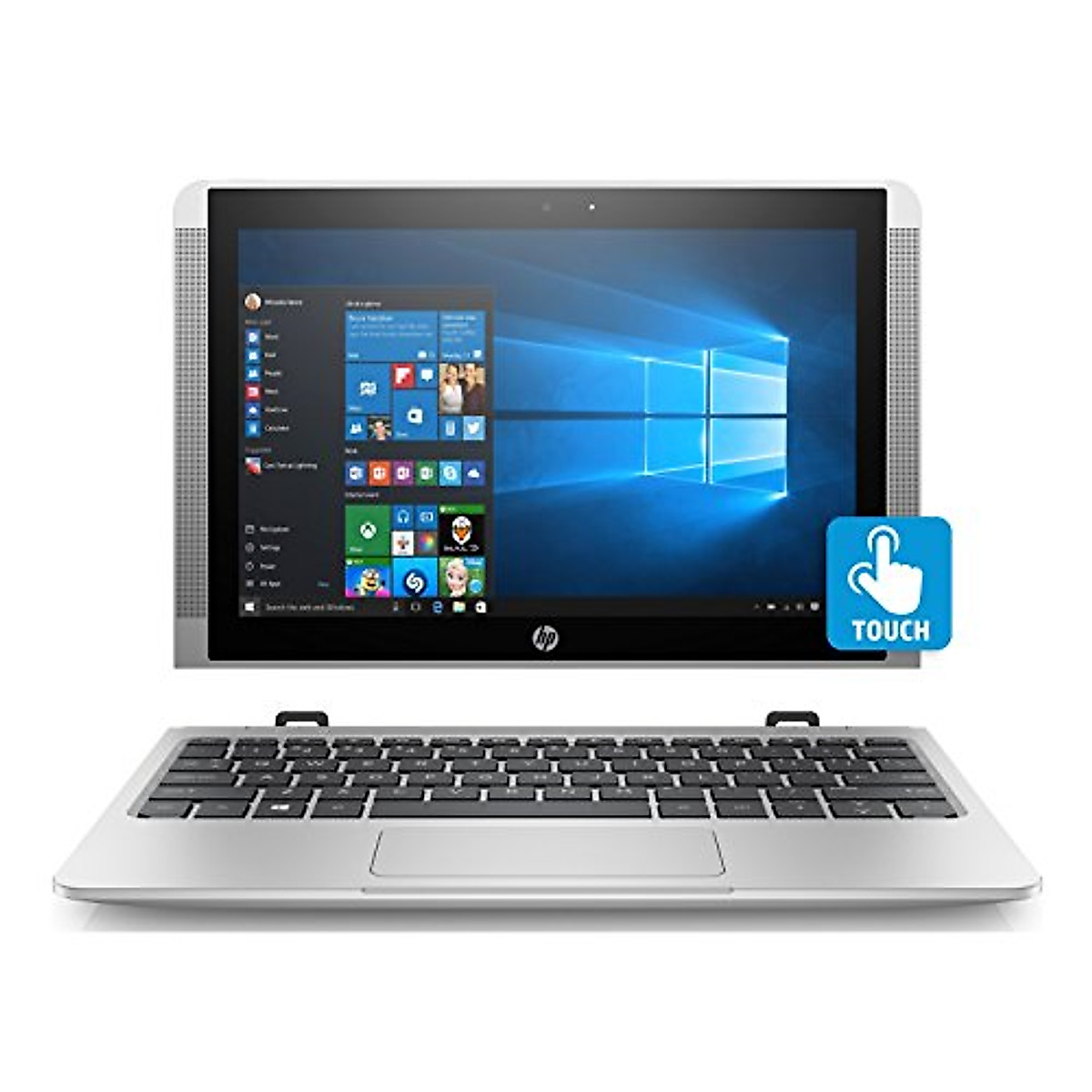 HP 10-P018WM Detachable Laptop, 10.1 IPS Touch Display, Windows 10 Home, Intel Atom X5-Z8350 Processor, 4GB Memory, 64GB eMMC Storage, 802.11 Wirless AC, Active Pen