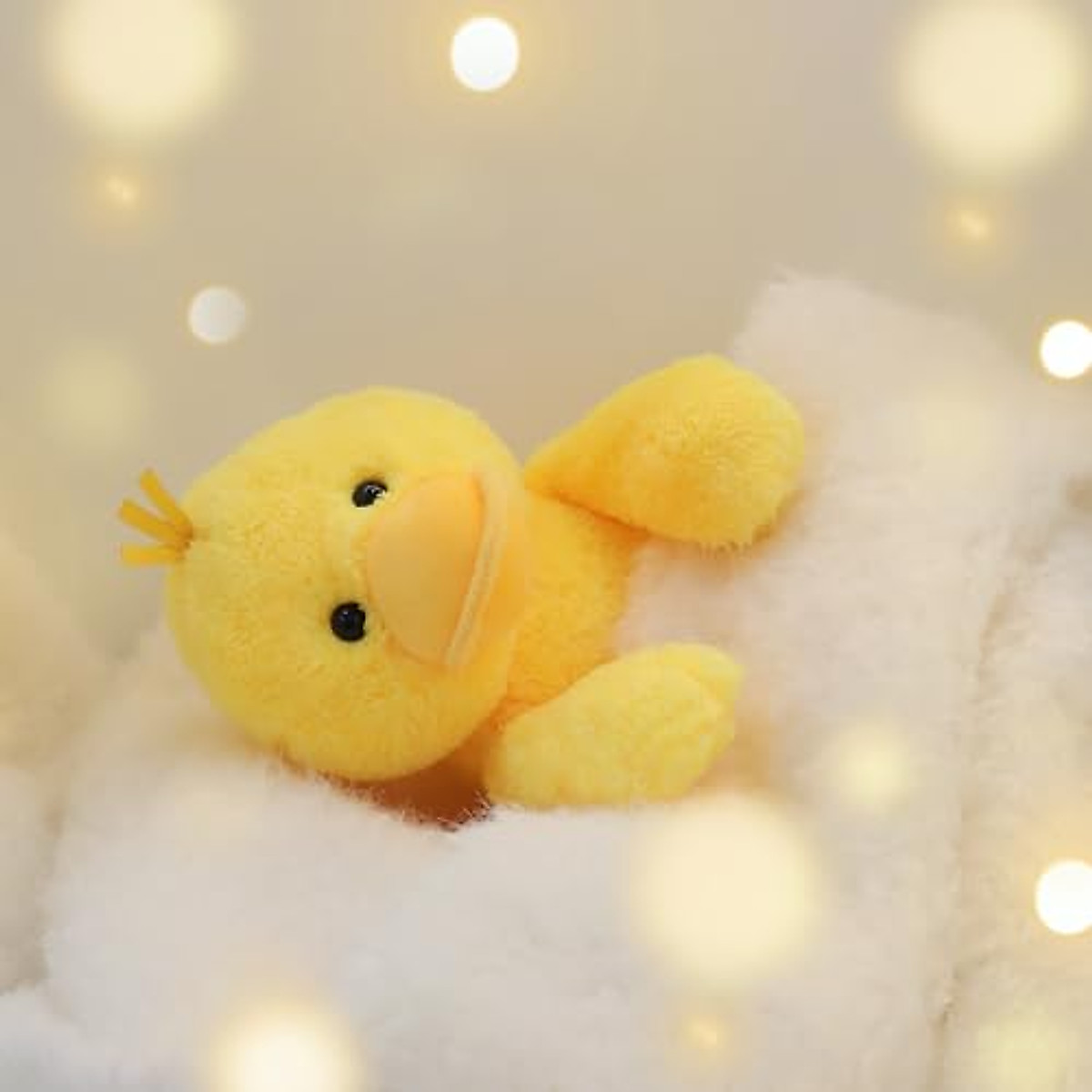 Apricot Lamb Toys Plush Velvet Duck Stuffed Animal Soft Cuddly Perfect for Child (Velvet Duck,8.5 Inches)