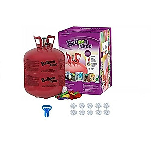 Unbranded Disposable Jumbo Helium Tank, 50 Balloons Included