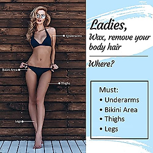 Hard Wax Beads, AVAII Hair Removal Black Wax Beads Coarse Hair Specific, Wax Beans Perfect for Bikini, Back, Chest, Underarms Waxing, Cologne Wax Beads for Women Men 1lb/453g