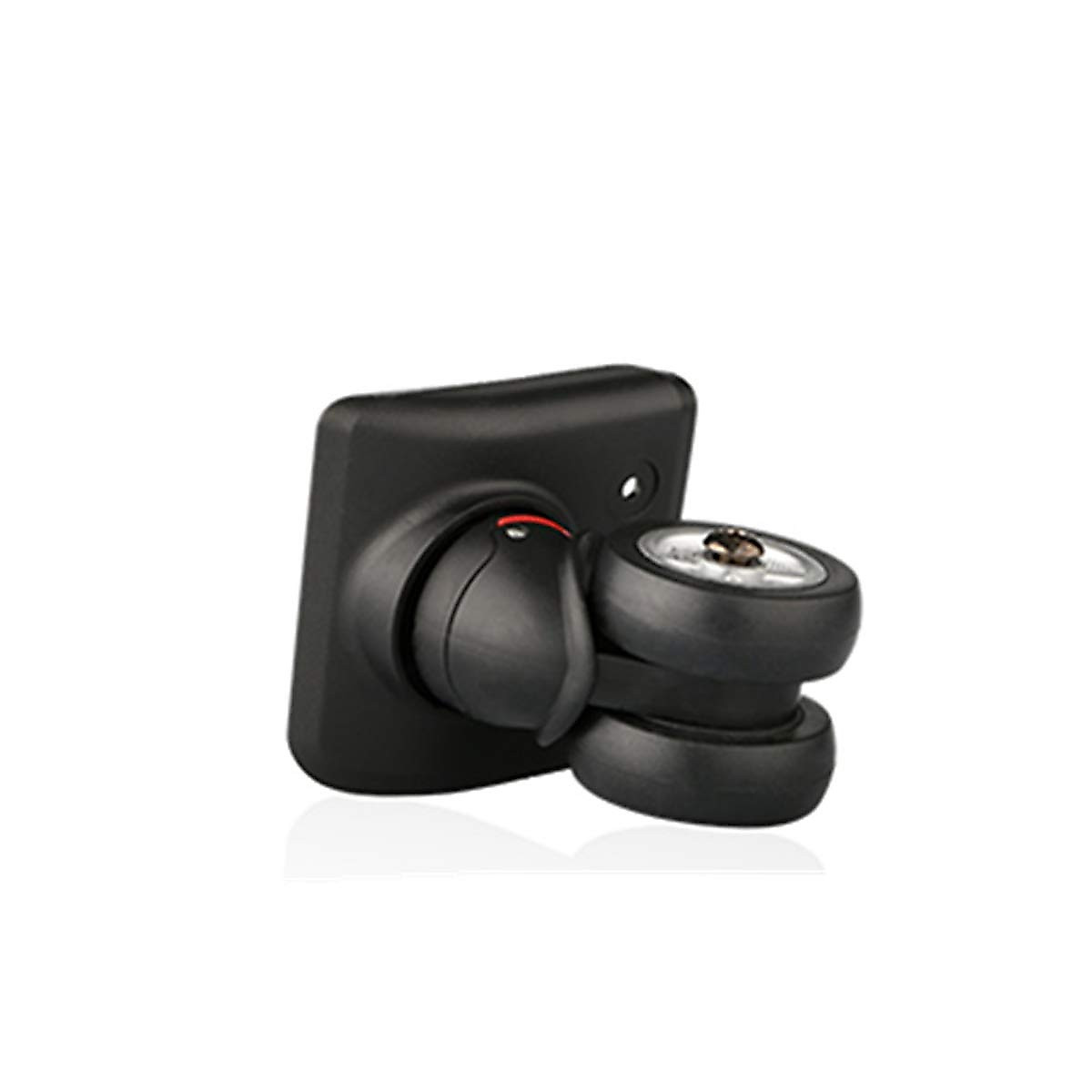 XiaoShiJie 360 Degree Swivel Mute Repair Replacement Luggage Wheel Suitcase Wheels Parts Spinner (DiLong W078#) (Front & Back Wheels (Set of 2 Pairs))