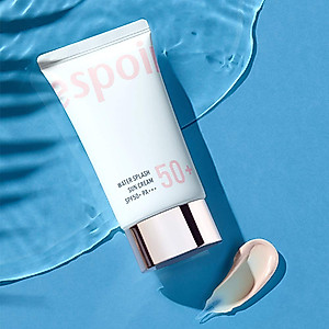 ESPOIR Water Splash Sun Cream Original 60ml SPF50+PA+++ | Water Droplet-Bursting Moisture Bomb Sunscreen For a Refreshing Feeling Up While Keeping the Moisture | Korean Makeup