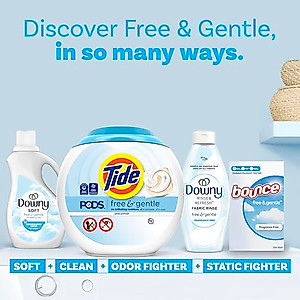Tide PODS Free & Gentle Laundry Detergent Soap Pacs, 81 Count, Tide PODS Laundry Detergent