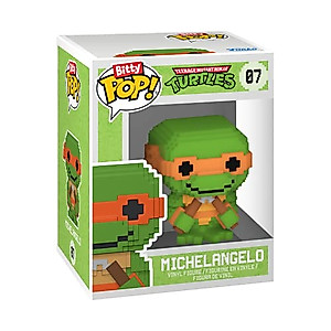Funko Bitty Pop! Teenage Mutant Ninja Turtles Mini Collectible Toys - Leonardo, Michelangelo, April O'Neil & Mystery Chase Figure (Styles May Vary) 4-Pack