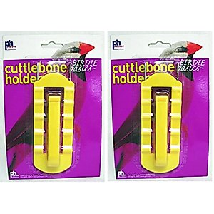 (2 Pack) Prevue Pet Products Birdie Basics Cuttlebone & Treat Holder