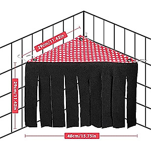 YOUTHINK Rat Beds, Hideout for Guinea Pigs Pet Cage Hammock Fit for Rats Hamsters Hedgehog Ferrets Chinchillas Bunny Mice Small Animals