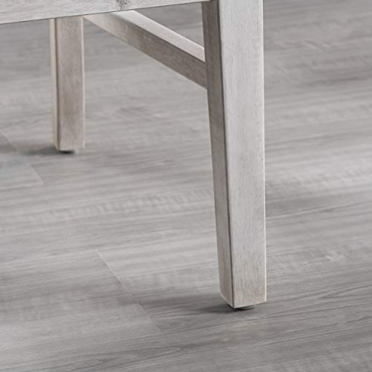 Christopher Knight Home Roshan Farmhouse Acacia Wood Dining Chairs, Light Grey Wash, 21D x 17.75W x 35.5H Inch