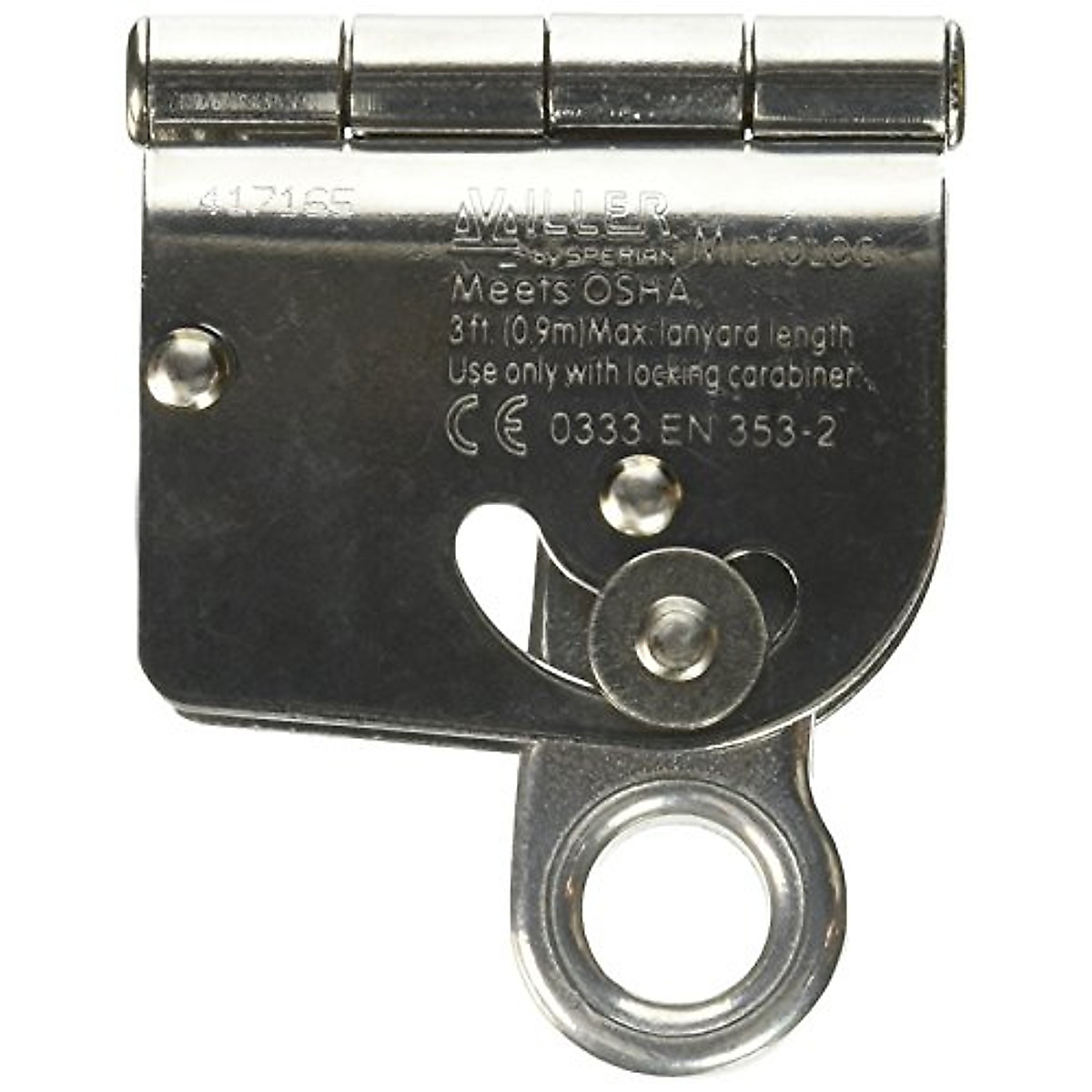 Miller by Honeywell by 8173/U MicroLoc Trailing Wire Rope Grabs for 5/8-Inch Wire Rope, Universal