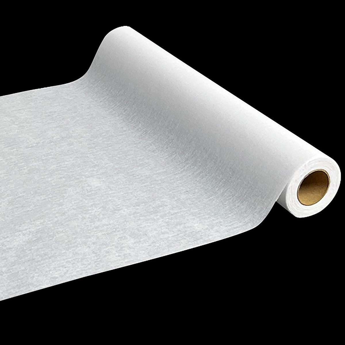 PLANTIONAL Woven Cotton Iron-On Fusible Interfacing, 16.1 inch X 10 Yards White Heavy Weight 100% Cotton Single Sided Interfacing Fabric Iron on Interfacing for fabric Sewing and DIY Crafts Supplies