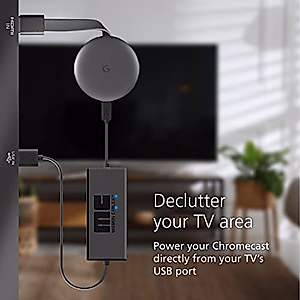 Mission USB Power Cable for Chromecast and Chromecast Ultra (CHROMECAST NOT Included)