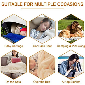 XOZOTY Personalized Yellow Daisies Baby Blanket with Name Text Custom Newborns Infants Swaddling Blankets for Boys &Girls Shower Birthday Gift 30 X 40 inches