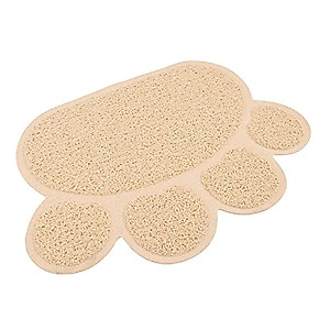 Balacoo Cat Litter Mat Cat Dog Food Pad: Wear- Material is Super Simply Shake it Off, Vacuum it or give it a Quick Rinse to Clean it. Cat Mat