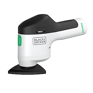 BLACK+DECKER REVIVA 12V MAX Cordless Detail Sander, White