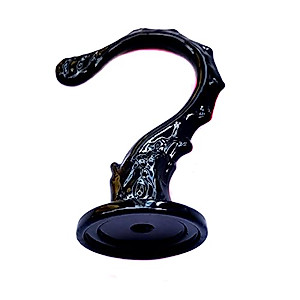 GDQLCNXB Ceiling Hooks 2.6"/65mm - Heavy Duty Swag Hook with Steel Screws Bolts and Toggle Wings for Hanging Plants Ceiling Installation Cavity Wall Fixing Black - (2 Sets)